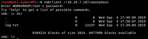tryhackme — kenobi [task 1] deploy the vulnerable machine by