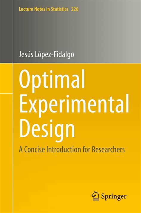 optimal experimental design a concise introduction for researchers