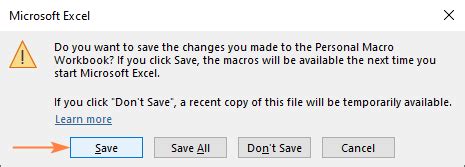 Excel Personal Macro Workbook How To Create Use And Share