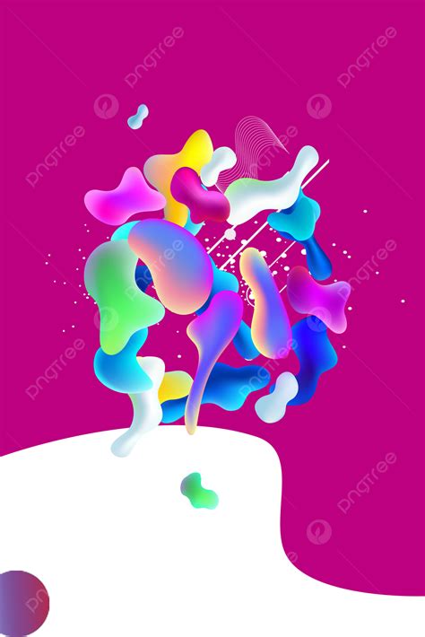 Gradient Splice Fluid Gradient Background Abstract Liquid 3d