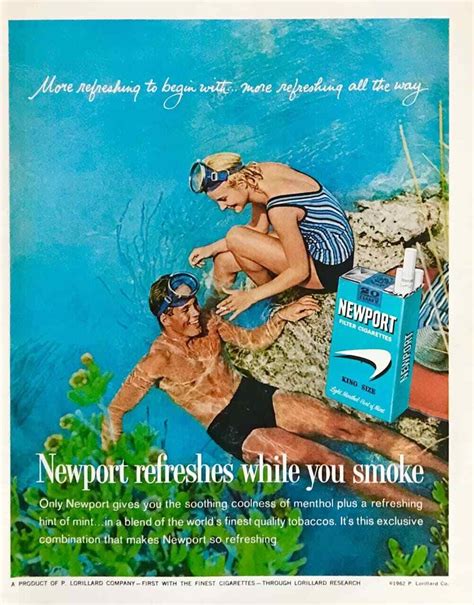 Newport Cigarette Print Ads