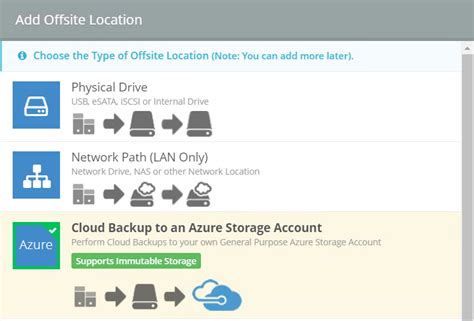 How To Set Up Offsite Copies To An Azure Cloud Storage Account Hornetsecurity Knowledgebase