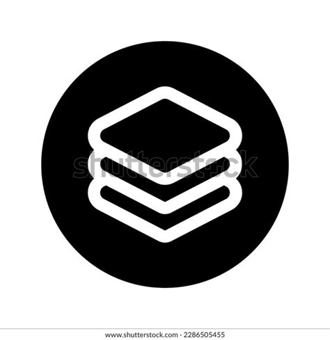 Layers Icon Three Levels Stacked On Stock Vector Royalty Free 2286505455 Shutterstock