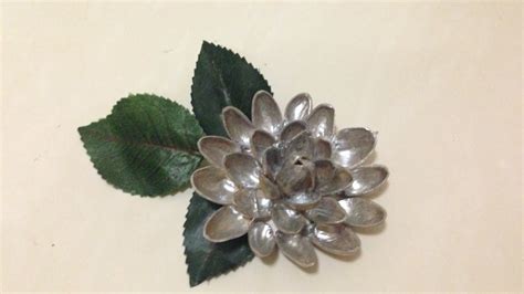 How To Make An Easy Pistachio Shell Flower Diy Crafts Tutorial