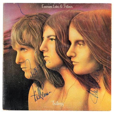 Lot Detail Emerson Lake And Palmer Band Signed Trilogy” Album