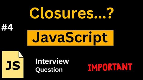 Closure In Javascript Interview Question Closure In Javascript In Hindi 2024 Youtube