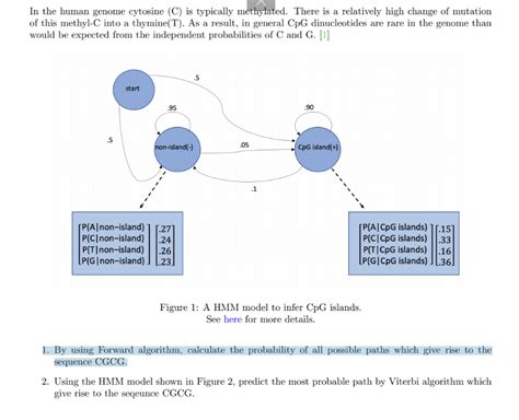 1 by using forward algorithm calculate the