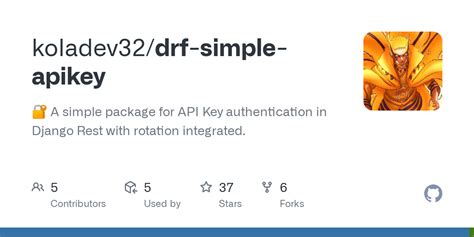 Github Koladev32drf Simple Apikey 🔐 A Simple Package For Api Key Authentication In Django