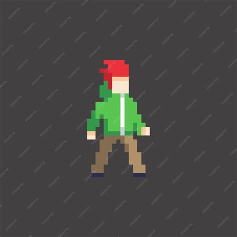 Premium Vector Pixel Art Game Character