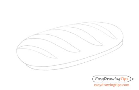 How To Draw Bread Step By Step EasyDrawingTips