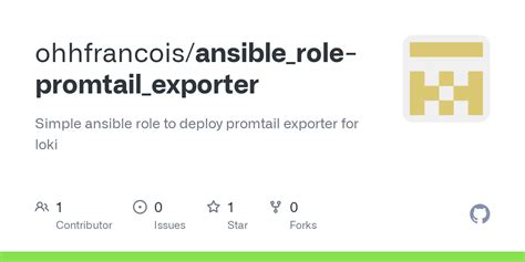 GitHub Ohhfrancois Ansible Role Promtail Exporter Simple Ansible