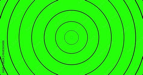 Expanding Linear Circles Animating Ellipses Movement And Increase In Circles Seamless Looping