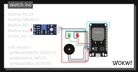Esp32 Alarm Kebakaran Copy Wokwi Esp32 Stm32 Arduino Simulator