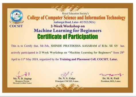 pratiksha shinde on linkedin happy to share with all of you that i have completed the 2 week