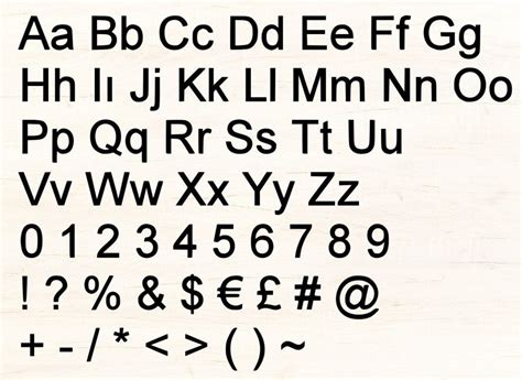 arial font letters a to z svg and dxf files arial font etsy