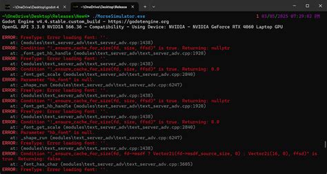 Custom Build Error Freetype Error Loading Font Help Godot Forum