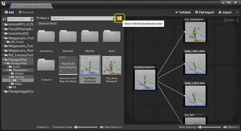 Dependency Viewer Uasset Browser