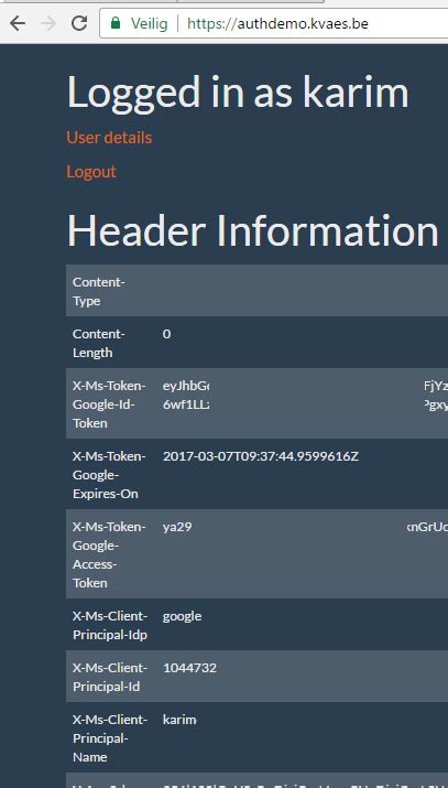 Demo Azure Webapp Authentication Integration Karim Vaes