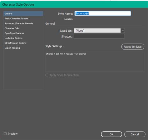 Solved Creating An Ordinal Superscript Character Style Page 2 Adobe Product Community