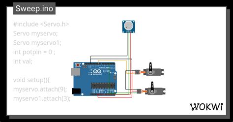 Sweep Ino Copy Wokwi ESP STM Arduino Simulator