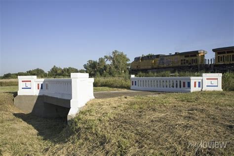 Restored Bridge On Lincoln Highway Us 30 Americas First