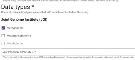 Multiomics Update Jgi Proposal Id Text · Issue 878 · Microbiomedata
