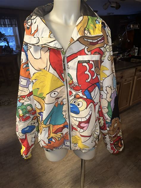 Members Only Nickelodeon Cartoons Throwback Windbreak… Gem