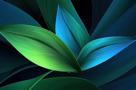 Premium Photo Patterns On A Leafs Surface