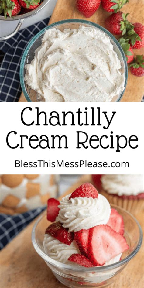Chantilly Cream Bless This Mess