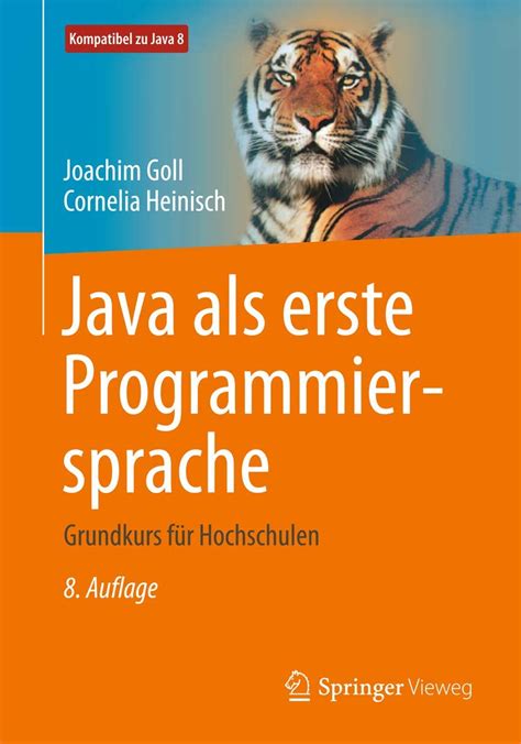 java als erste programmiersprache grundkurs für hochschulen goll joachim heinisch cornelia