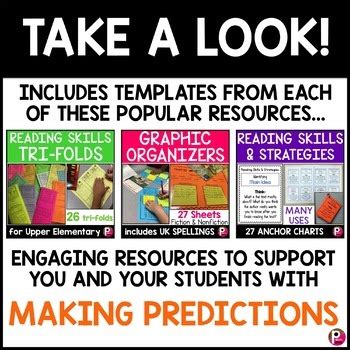 Making Predictions Reading Activities By Miss P S Style TpT