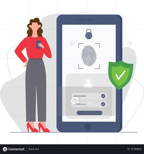 Biometric Security Illustration Free Download Crime And Security Illustrations Iconscout