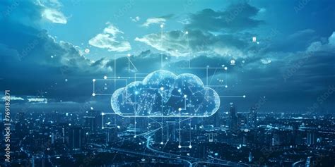 A Diagram Showing Connections Between 5g Network Cloud Computing Data