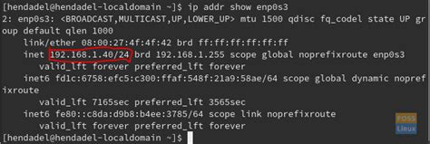 How To Configure A Static Ip Address On Fedora Foss Linux