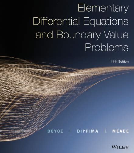 Elementary Differential Equations And Boundary Value Problems 11th Edition Pdf Ebook Shop