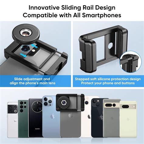 휴대폰 마이크로렌즈 안드로이드아이폰에 적용되는 100x 클립 Led등 Cpl 핸드헬드 포켓이 있는 마이크로카메라 스마트폰 부품과 호환된다 Kandf Concept