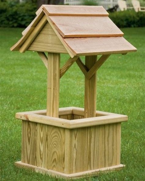 Pallet Wood Garden Wishing Well Ideas How To Make Diy