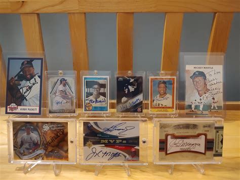 Sharing My Hof Autograph Card Collection R Baseballcards