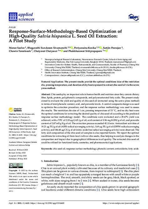pdf response surface methodology based optimization of high quality