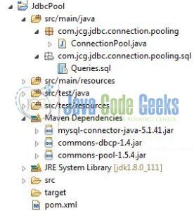 JDBC Connection Pool Example Java Code Geeks