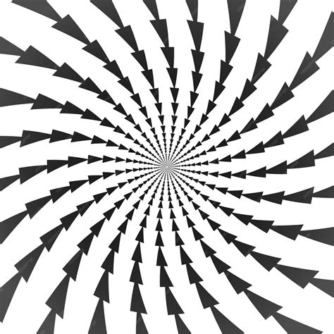 Premium Vector Spiral Circle Pattern Magic Concept Abstract Vector