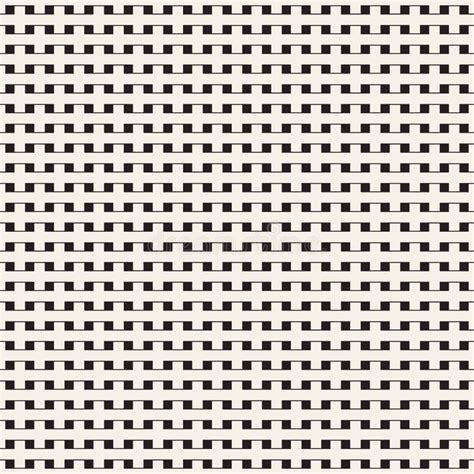 Weave Seamless Pattern Braiding Background Of Intersecting Stripes