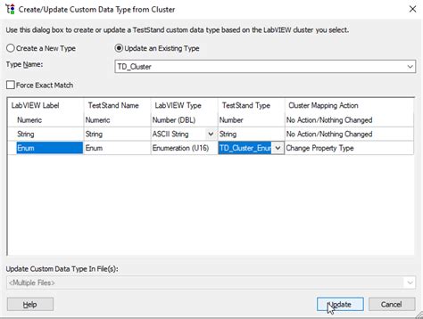 Solved Unable To Update The Existing Type Definition For A Cluster Containing An Enum Type