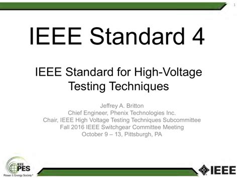 2016 2 HVTT IEEE STD 4 Presentation