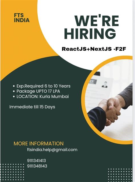 Shanu Thakur On Linkedin We Interested Immediate Reactjs Nextjs F2f Developer Dotnet