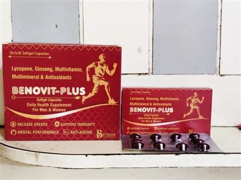 Benovit Plus Softgel Capsule At ₹ 280box Pharmaceutical Syrup In