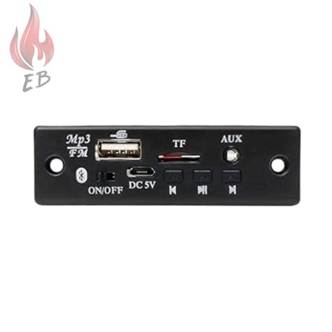 5V Bluetooth MP3 FM USB AUX TF MIC Card MP3 Stereo Player Decoder Module Kit For Audio Amplifier
