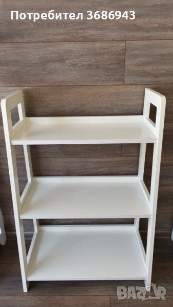 Етажерка бяла с 3 и 5 рафта в Етажерки в гр София Id40422994 Bazar Bg