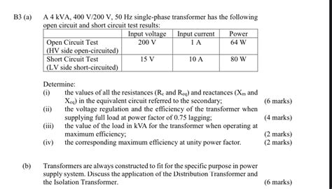 solved b3 a a 4 kva 400 v 200 v 50 hz single phase