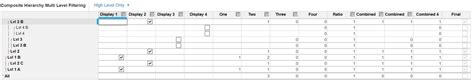 Guide Multi Level Filter Selection On Composite Hierarchy Anaplan